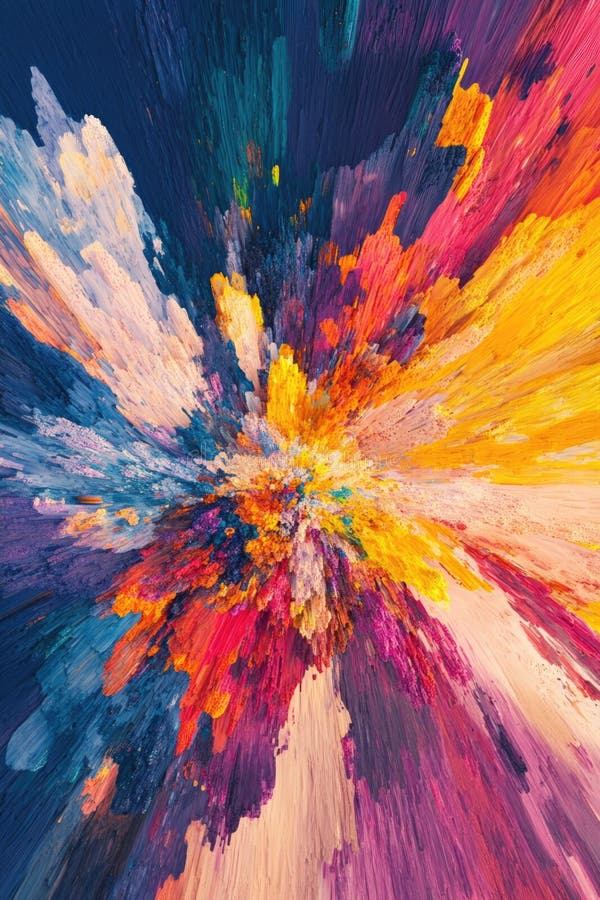 Colorful Paint Explosion stock image. Image of kaleidoscope - 380563225