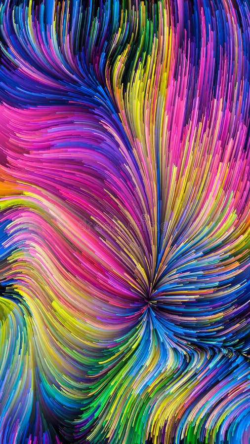 Colorful Paint Metaphor stock illustration. Illustration of abstract ...