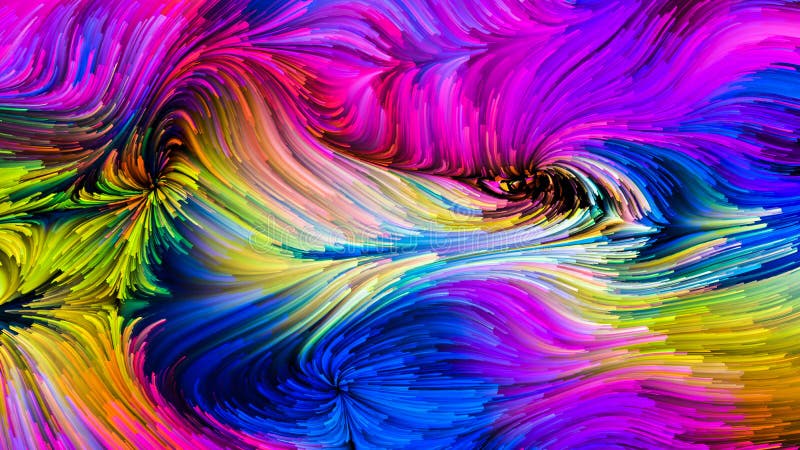 Colorful Paint Metaphor stock illustration. Illustration of color ...