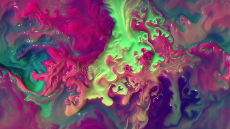 Colorful Paint Mix with Gradient Vivid Colors Stock Image - Image of ...