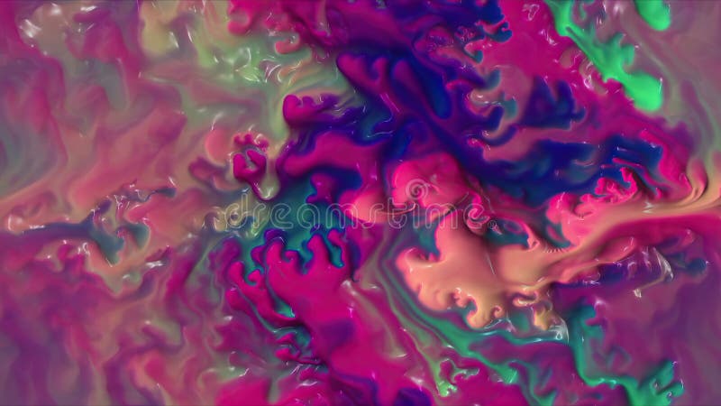 Colorful Paint Mix with Gradient Vivid Colors Stock Photo - Image of ...