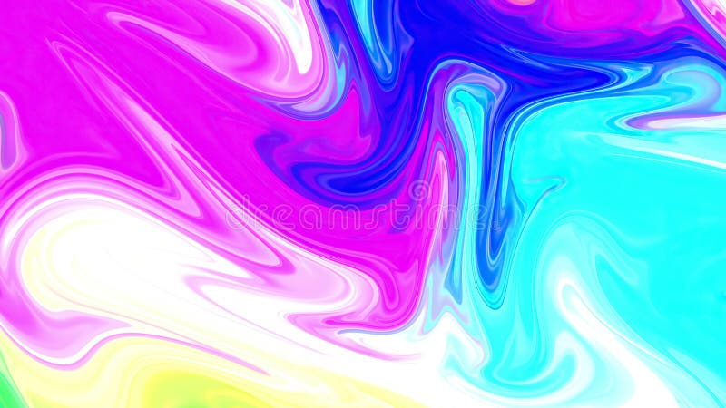 Colorful Paint Mix with Gradient Vivid Colors Stock Illustration ...