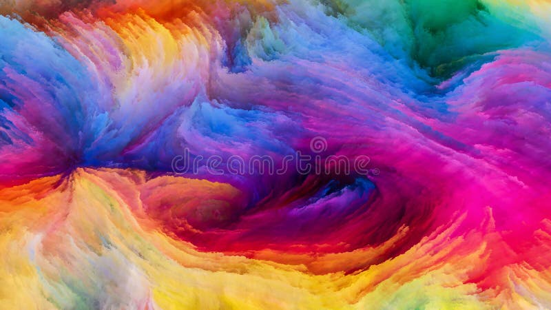 Colorful Paint Particles stock illustration. Illustration of abstract ...