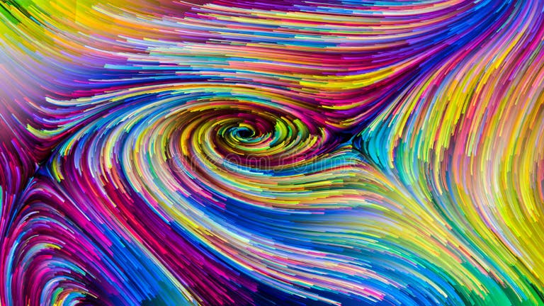 Colorful Paint Secrets stock illustration. Illustration of streak ...