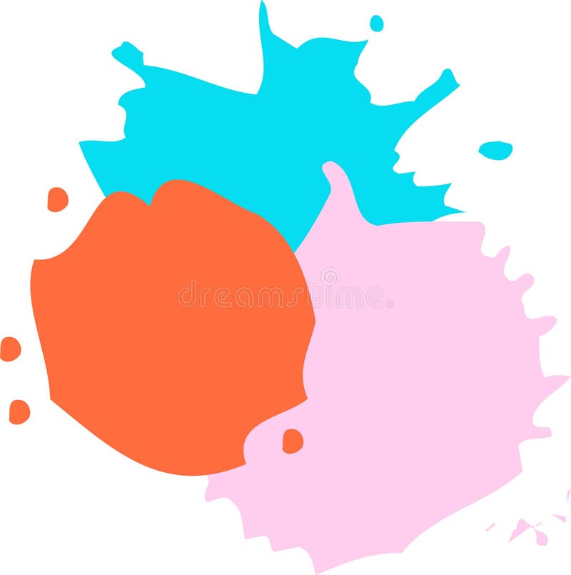 Colorful Paint Splash stock vector. Illustration of paint - 309465923