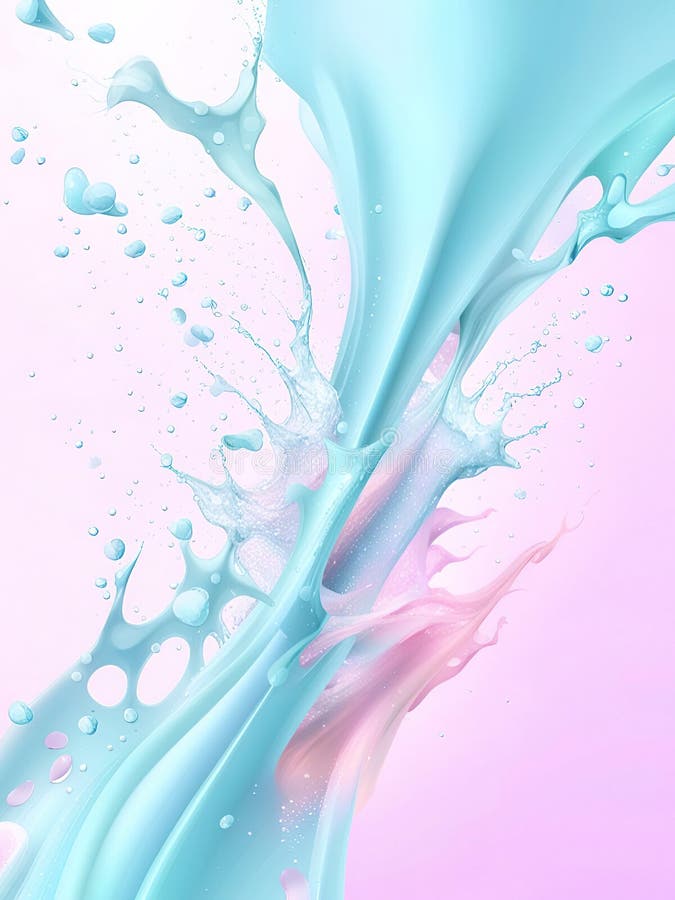 Colorful Paint Splashes on Background.Wallpaper Pattern. Stock ...