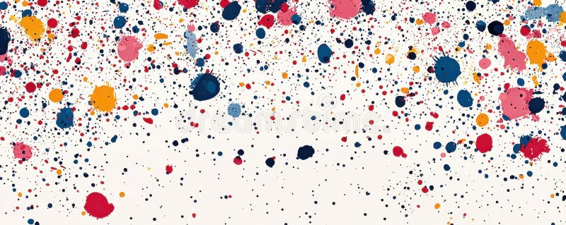 Colorful Paint Splatter Background with Vibrant Abstract Patterns ...