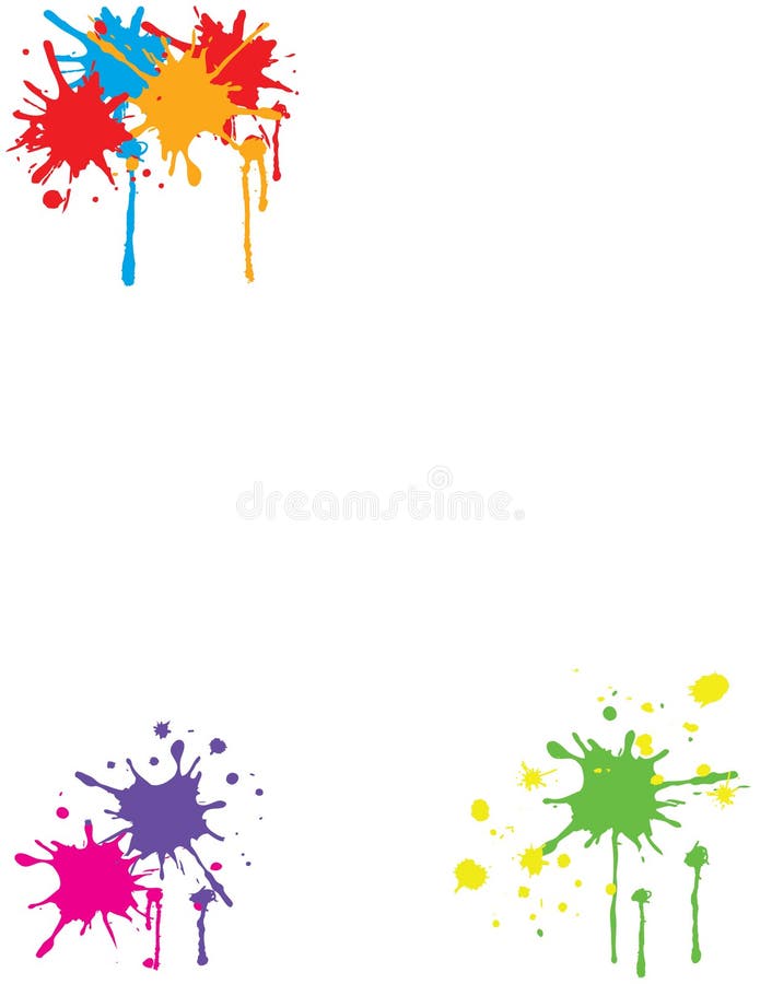Colorful Paint Splatter Images