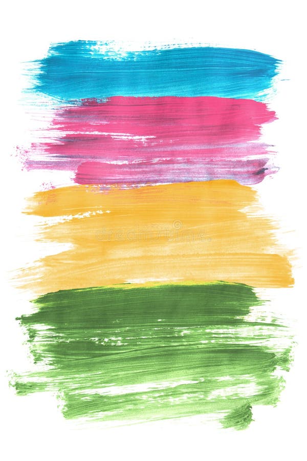 Colorful paint strokes stock photo. Image of brush, strokes - 203551406