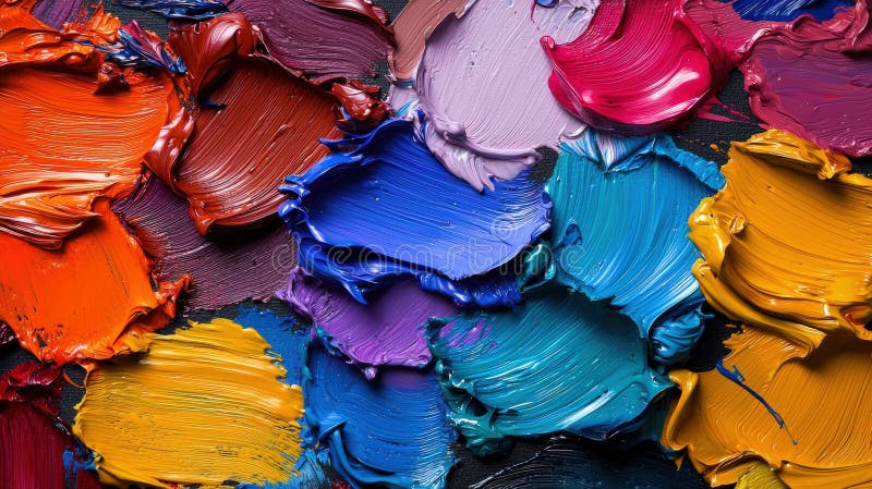 Colorful Paint Texture Background Abstract Design Stock Illustration ...