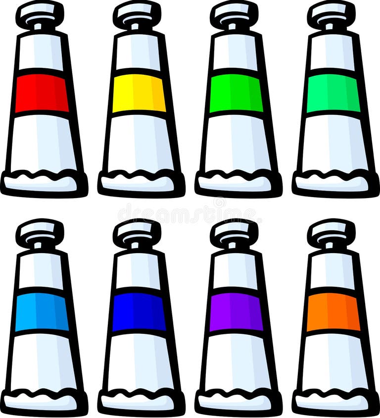 Paint Tubes Stock Illustrations – 2,910 Paint Tubes Stock Illustrations ...