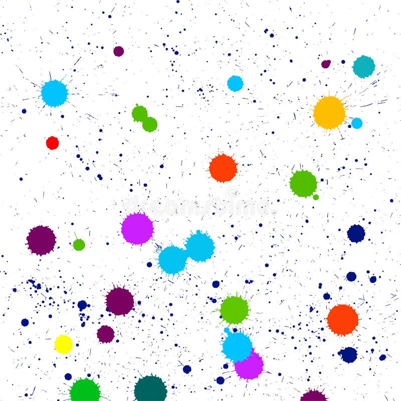 Colorful Paint of Paint. Vector Background. Stock Vector - Illustration ...