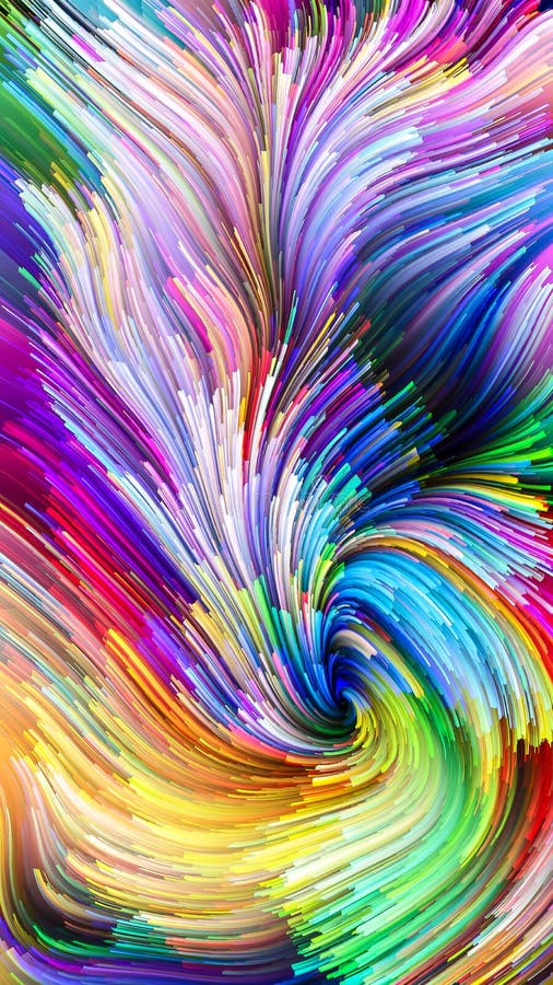 Colorful Paint Virtual stock illustration. Illustration of color ...