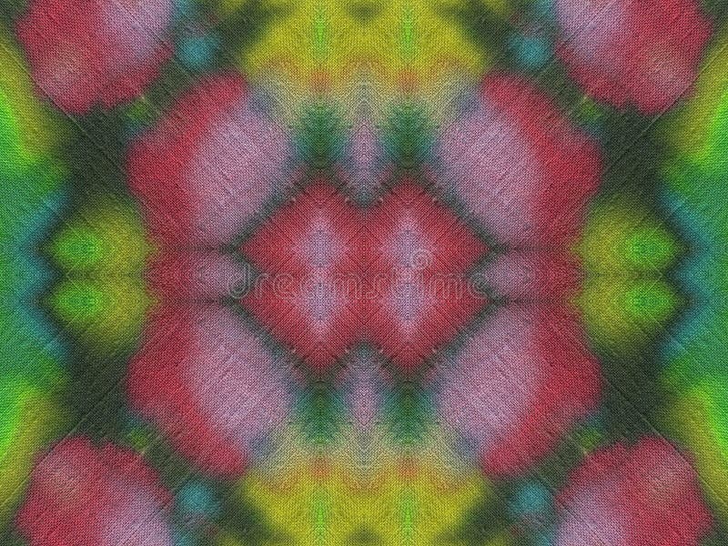 Colorful Painted Fabric Abstract Stock Image - Image of smooth ...