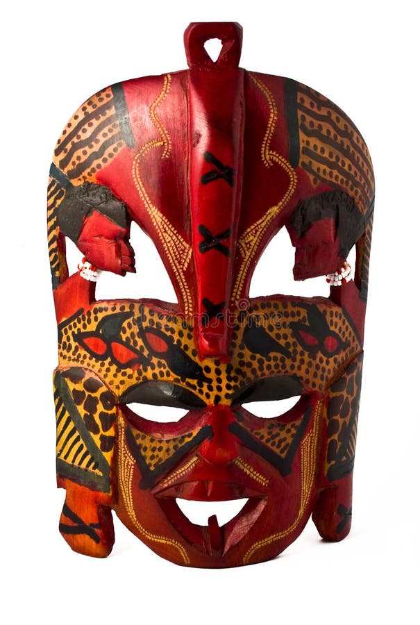 Colorful painted mask stock photo. Image of authentic - 7242456