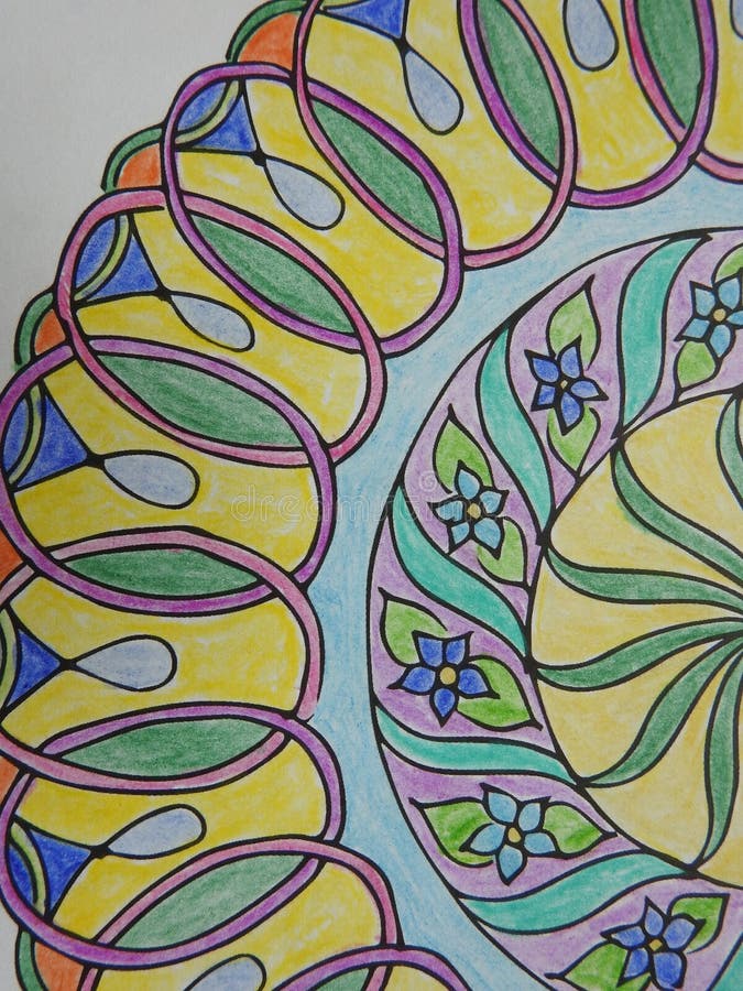 Colorful Painted Paper Surface Texture Stock Photo - Image of purple ...