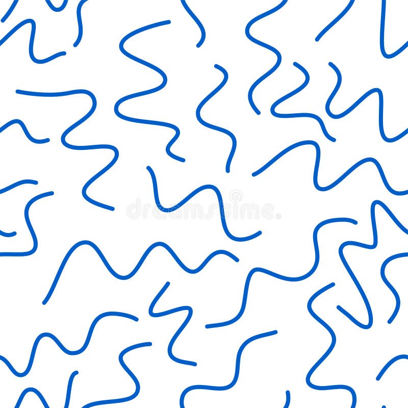 Colorful Painted Simple Line Pattern Variation Stock Illustration ...