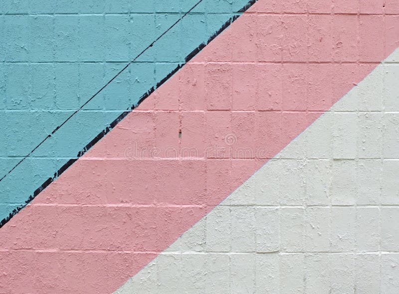 Colorful Painted Tile Wall As Background or Texture Stock Image - Image ...