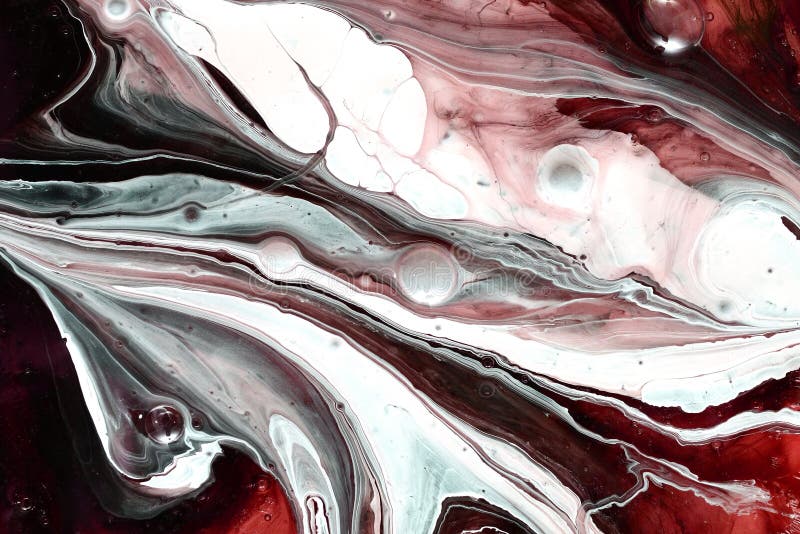 Psychedelic Patterns of Colorful Paints Mixed with Each Other. Stock ...