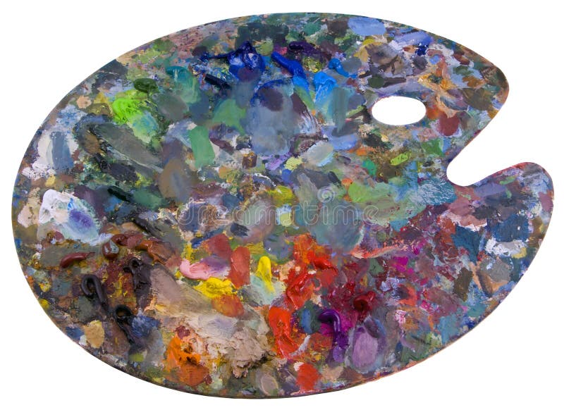 Colorful palette stock photo. Image of palette, design - 28772884