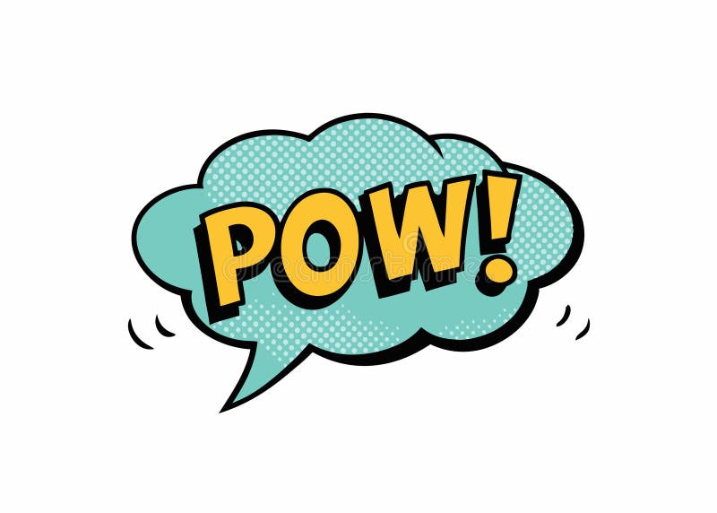 Colorful Panel Comic with Blank Speech Bubble Stock Illustration ...