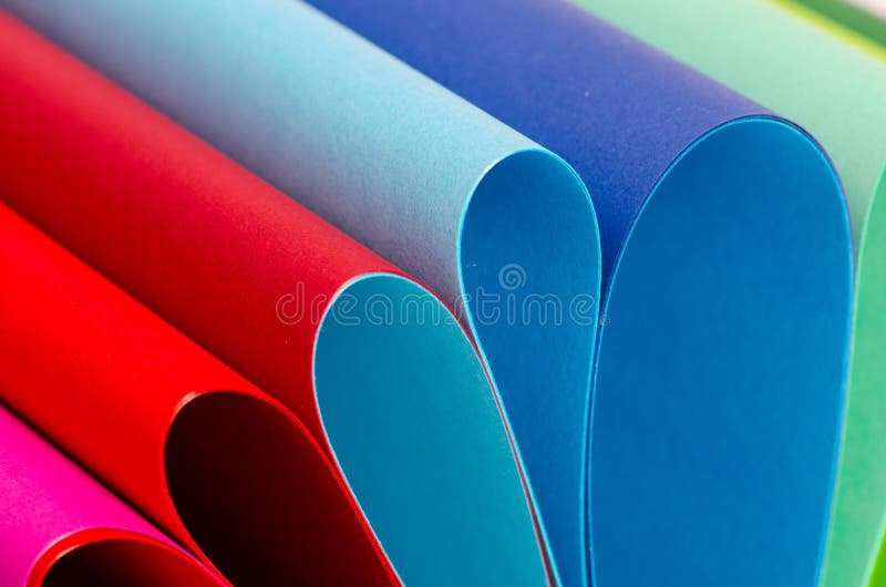 Colorful paper stock photo. Image of card, artistic, green - 28417966