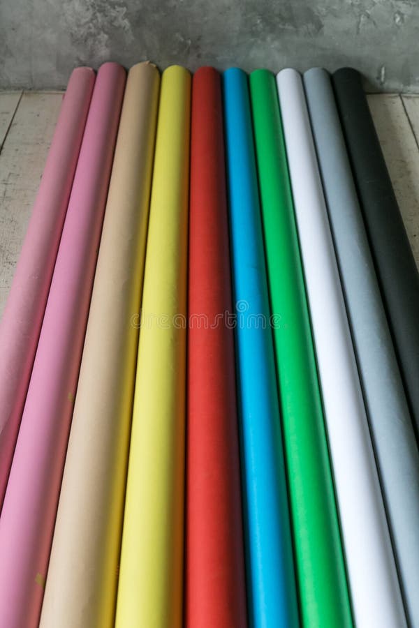 Colorful Paper Backgrounds for a Photo Studio. New Paper Backgrounds ...