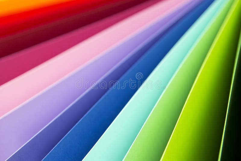 Colorful paper card stock stock image. Image of focus - 29386473