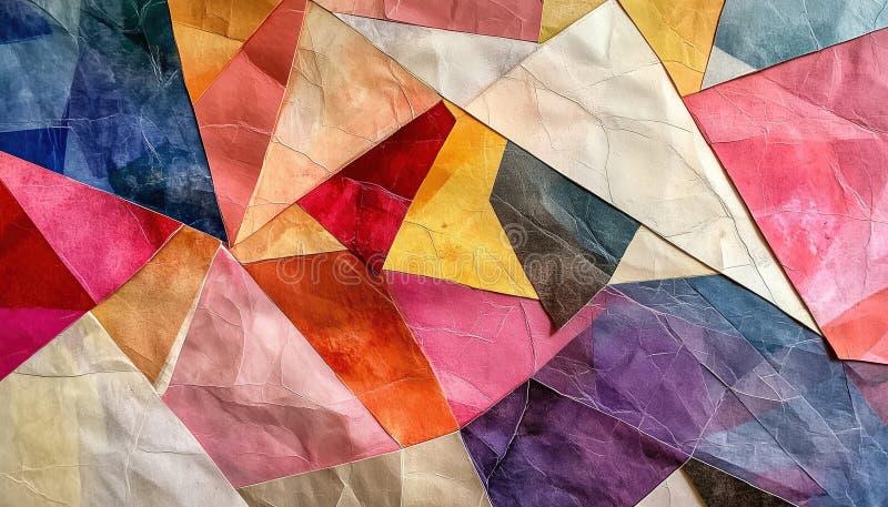 Colorful Paper Collage stock photo. Image of unique - 349187188