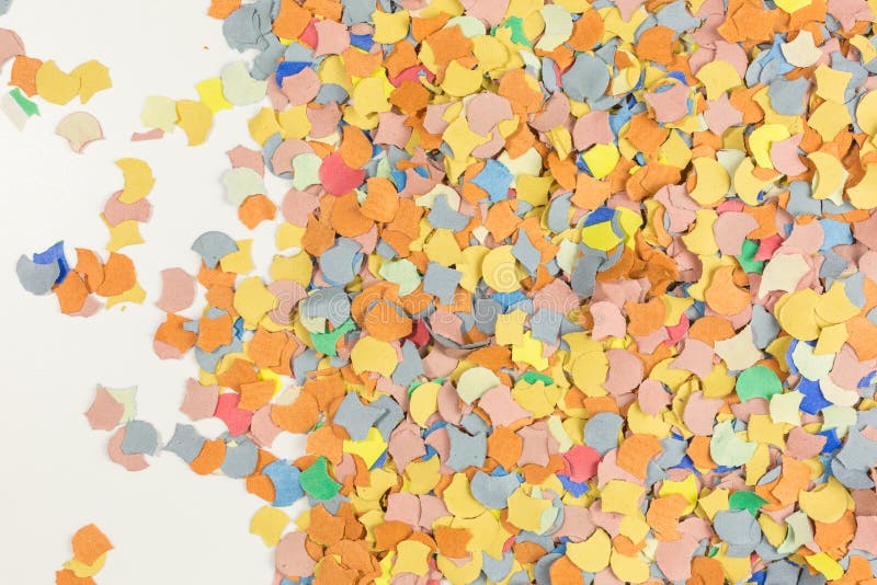 Paper confetti stock image. Image of orange, background - 106845559