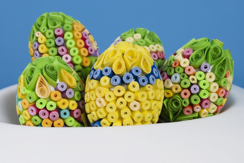 Colorful paper eggs stock photo. Image of easter, decoration - 13507998