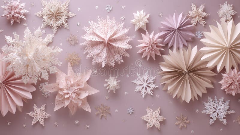 Colorful Paper Flowers Arranged Densely on a White Wall, Creating a ...