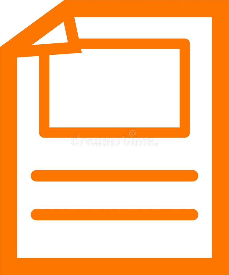 Colorful Paper icon stock vector. Illustration of concept - 198209126