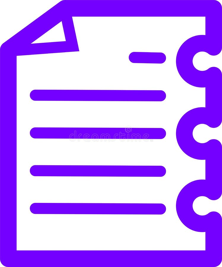 Colorful Paper icon stock vector. Illustration of message - 198209127