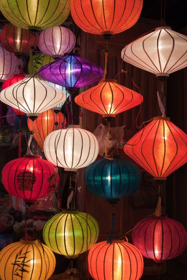 Silk Lanterns stock image. Image of asia, lamp, joyful - 648293