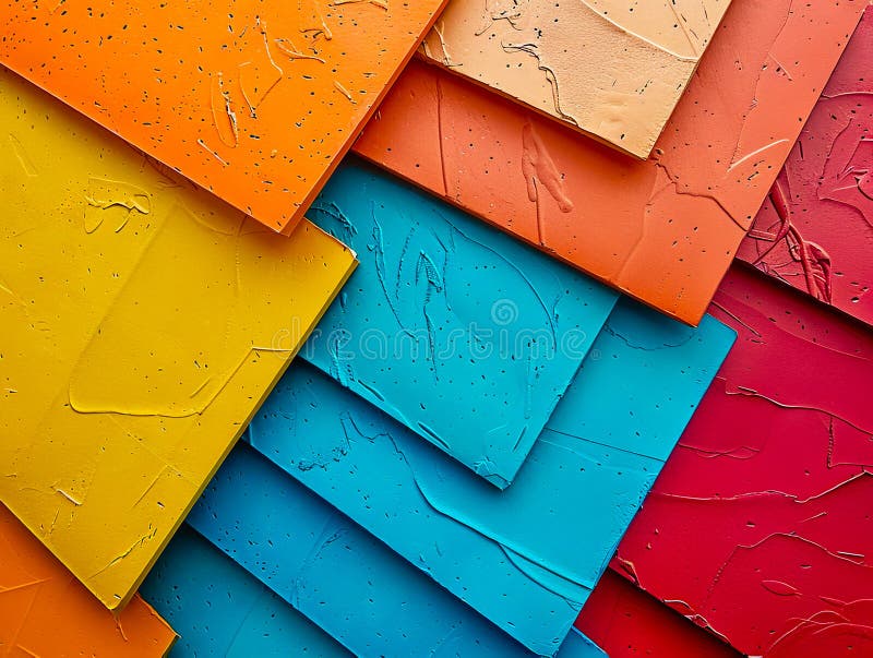 Colorful Paper with a Lot of Different Colors Stock Photo - Image of ...