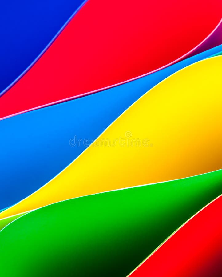 Colorful Paper Pattern in Elliptical Shapes Stock Photo - Image of ...