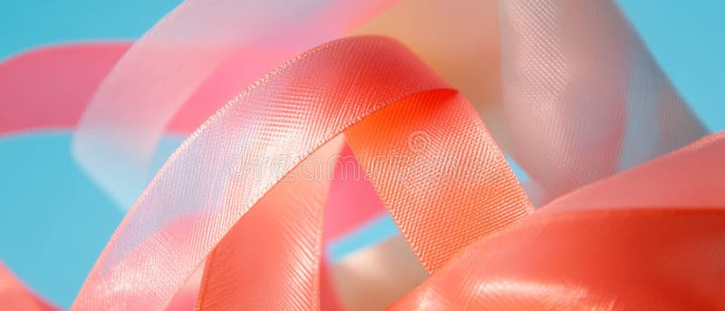 Colorful Paper Ribbons Display Lightweight Textures and Vibrant ...