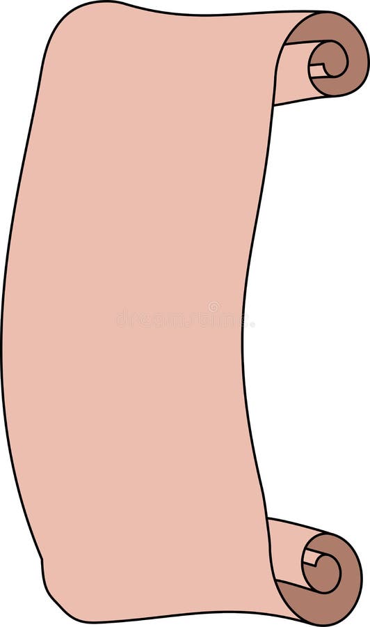 Colorful Paper scroll stock vector. Illustration of character - 195026761