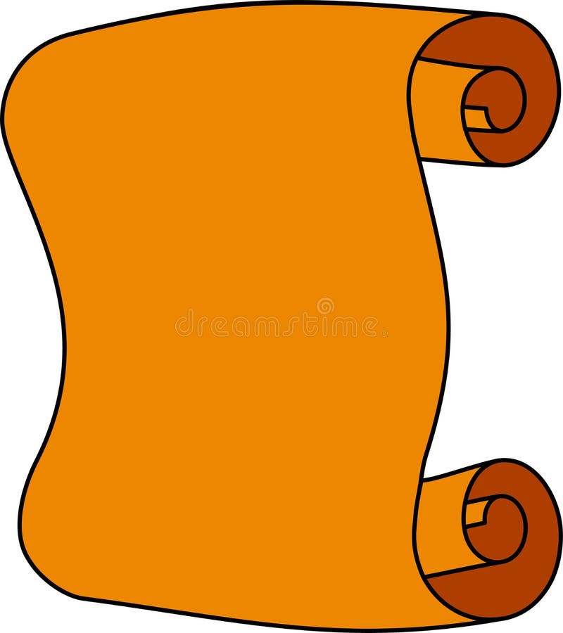 Colorful Paper scroll stock vector. Illustration of text - 195026773