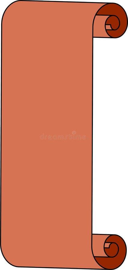 Colorful Paper scroll stock vector. Illustration of material - 195026775