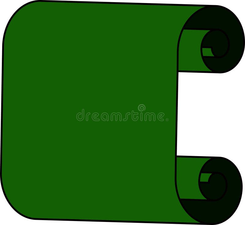 Colorful Paper scroll stock vector. Illustration of style - 195026776