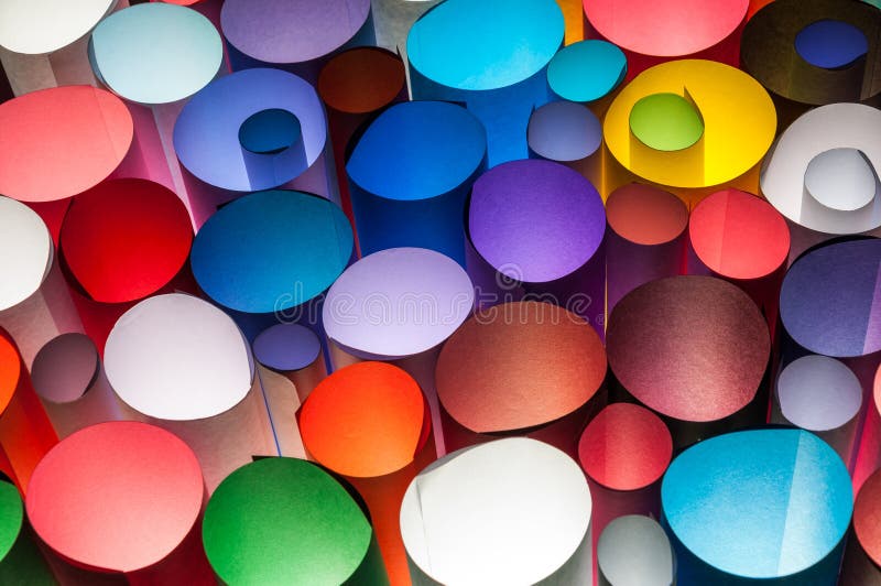 Colorful paper stock image. Image of fiber, decorative - 49980235