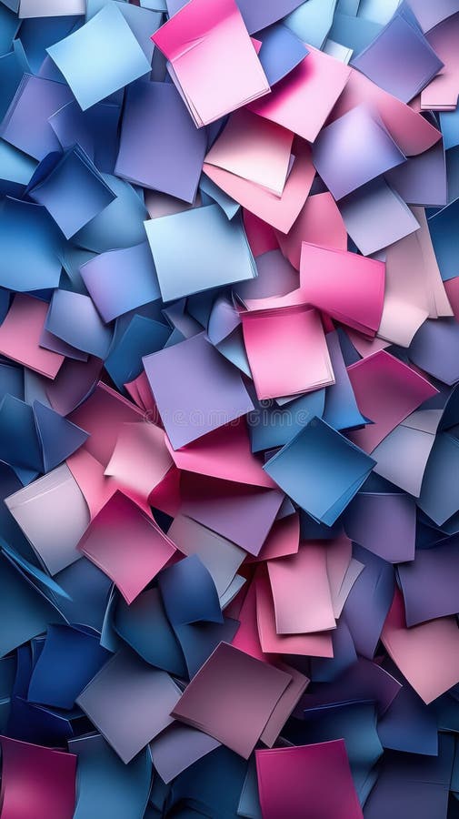 Colorful Overlapping Paper Squares Stock Illustrations – 433 Colorful ...