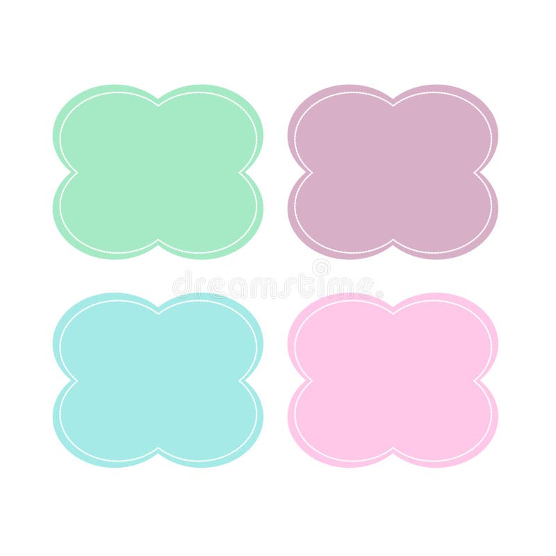 Colorful Paper Tags Design Elements Stock Vector - Illustration of ...