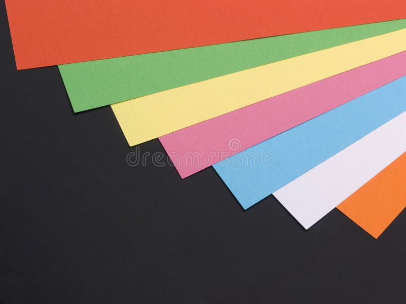 Colorful papers stock photo. Image of wrinkle, colorful - 7310466