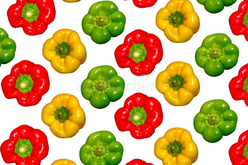 Paprika Pattern in Vibrant Gradient Holographic Neon Colors. Concept ...