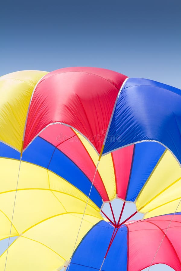 Colorful Parachute stock image. Image of color, takeoff - 5434463