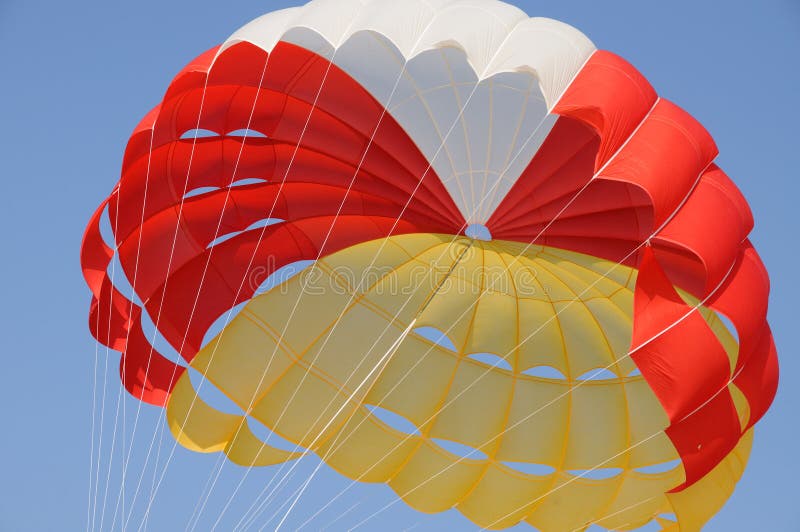 A colorful parachute stock image. Image of extreme, danger - 26705589