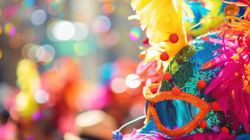 Colorful Parade Extravaganza Background with Copy Space Stock Photo ...
